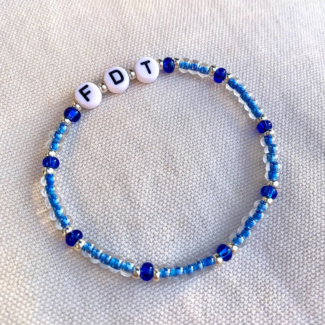 FDT Bracelet - Anti Trump - Blue Friendship Bracelet - You Are Safe ...