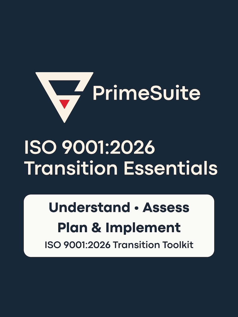 ISO 9001:2026 Transition Toolkit • Gap Analysis & Implementation ...