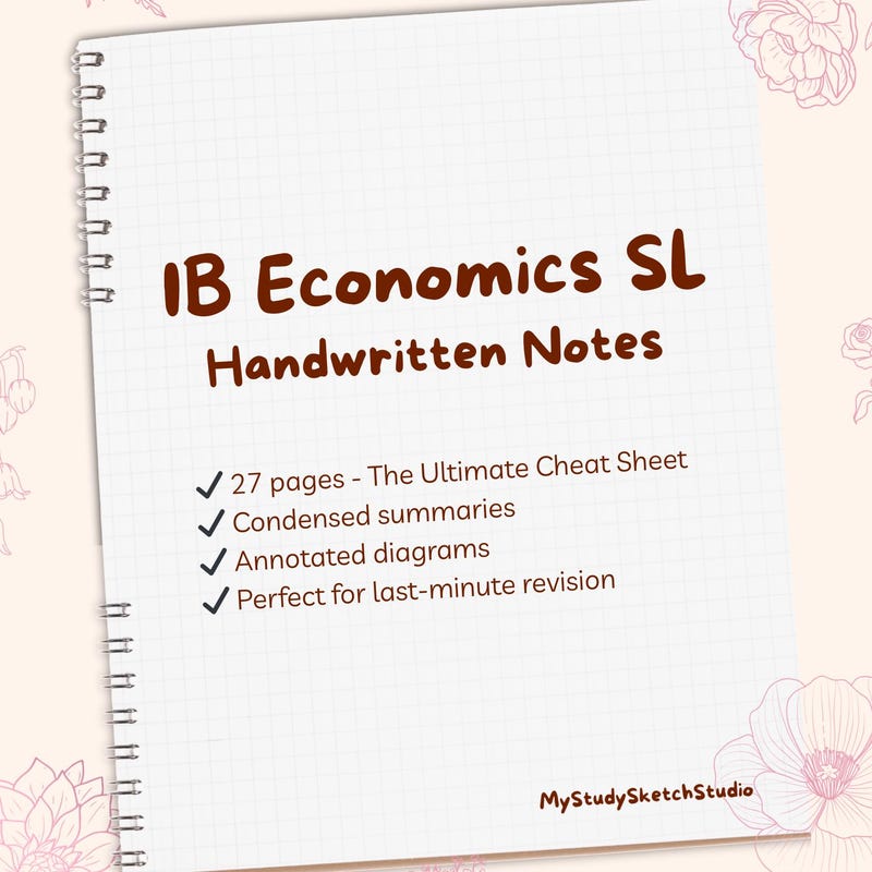 A Level Economics Study - Etsy