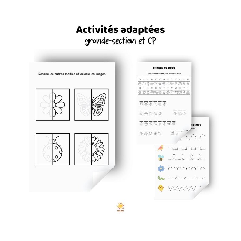 Spring Activity Book for Kindergarten and First Grade | Educational ...
