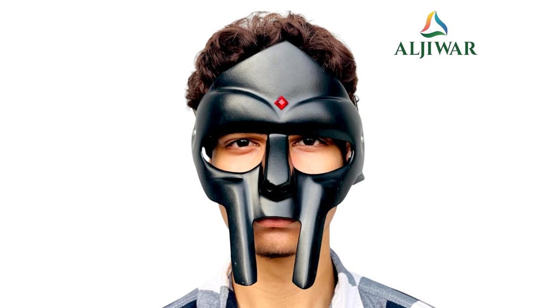Handmade Medieval Doom Helmet Mask | Steel Warrior Face Armor | Cosplay ...
