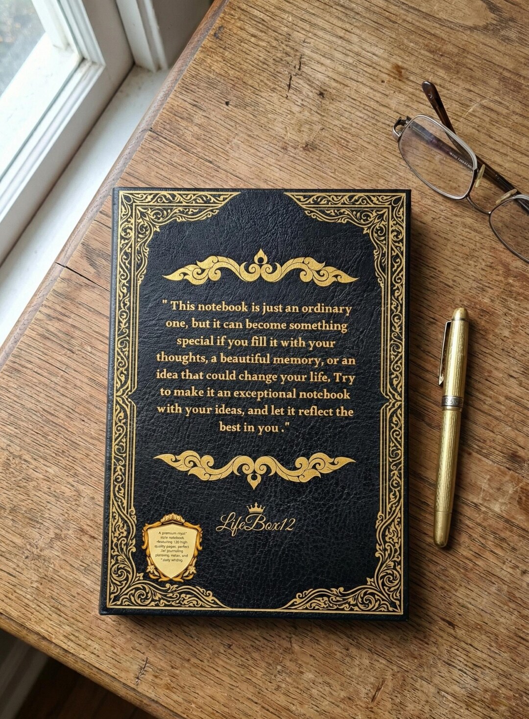 Elegant Gold Royal Notebook - Etsy