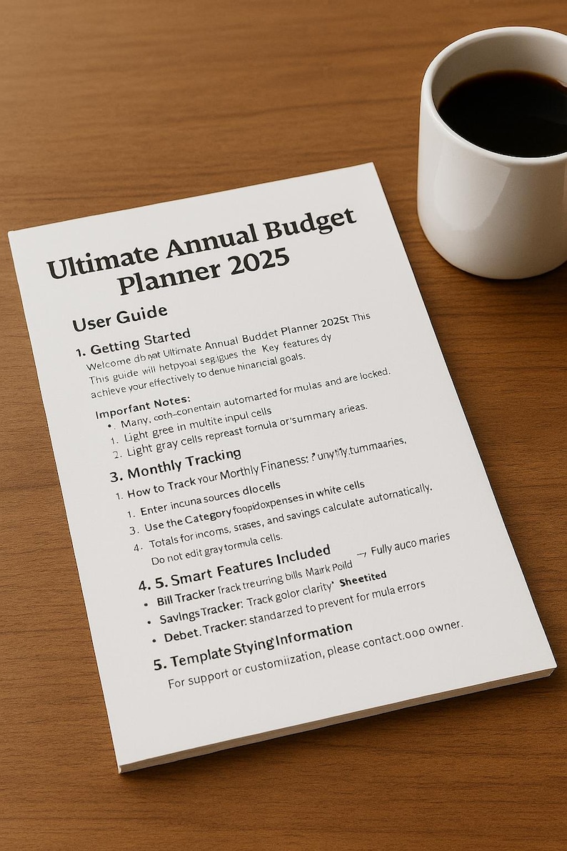 2025 Budget Planner Excel + Weekly Paycheck Tracker | Personal Finance ...