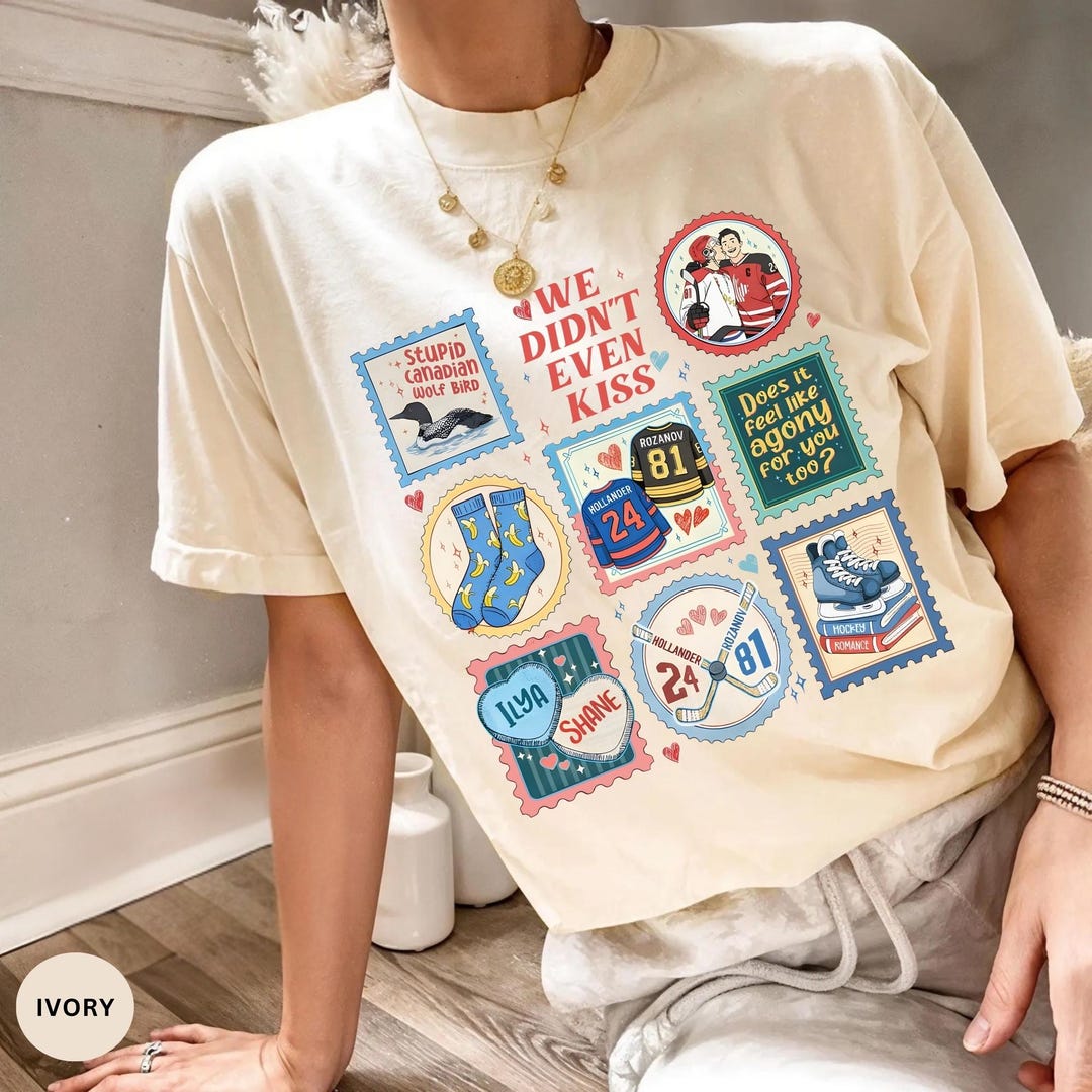 Heated Rivalry Connor & Ilya Comfort Colors Shirt, Hockey Romance Fan ...