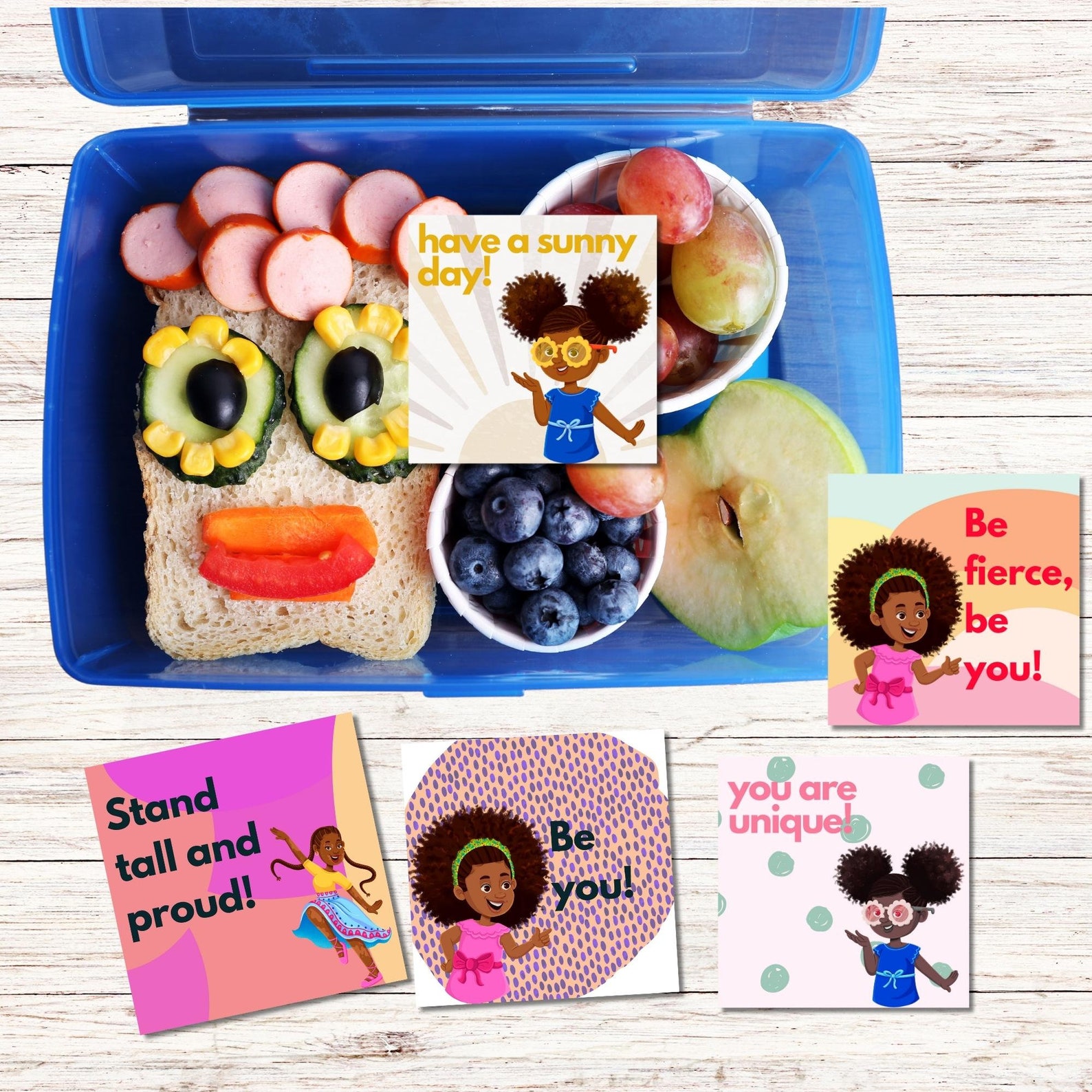 Notes for African American Girls, Lunchbox Notes for Girls, Positive ...