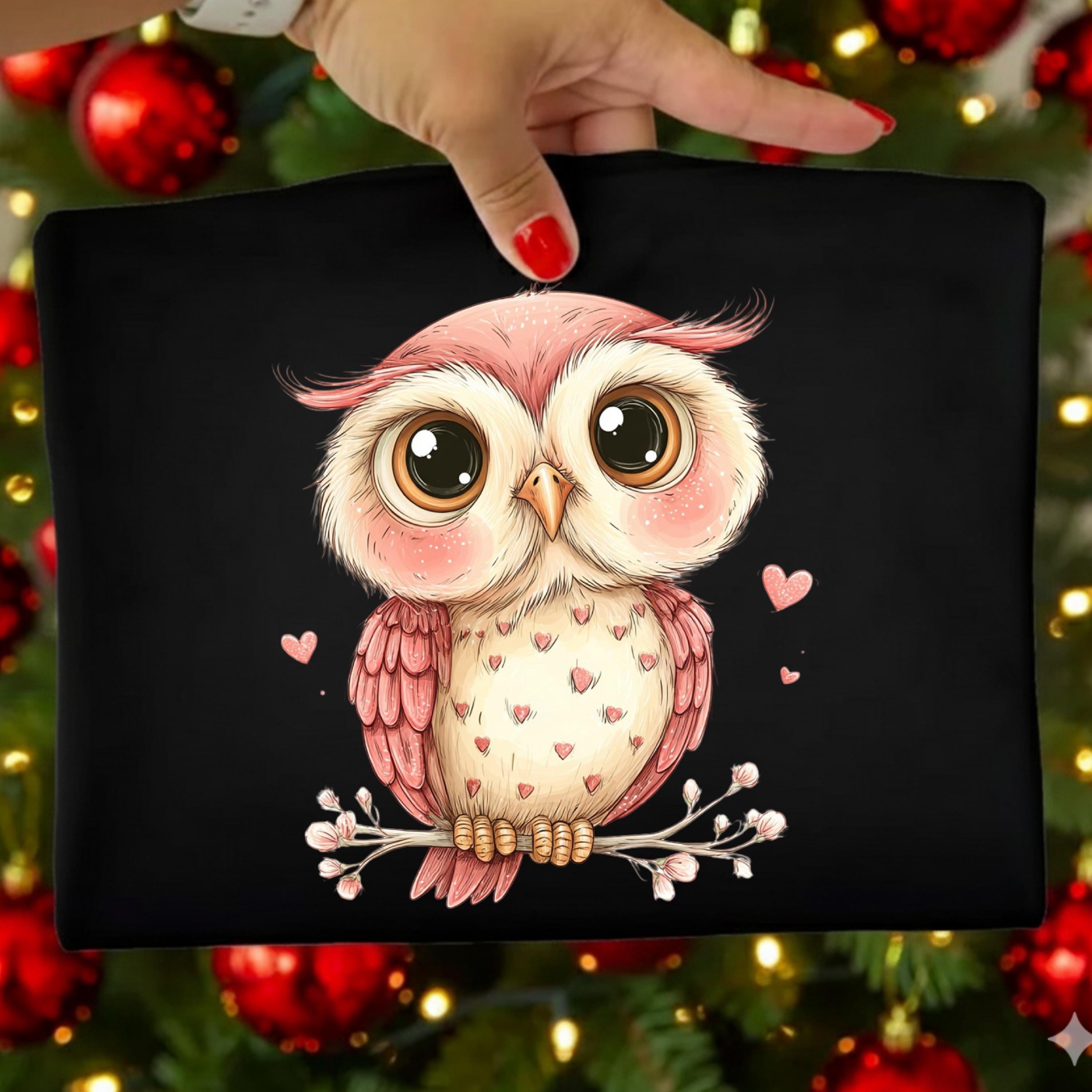 35 Cute Valentine’s Day Owls Clipart PNG Bundle – Romantic Love Owls ...