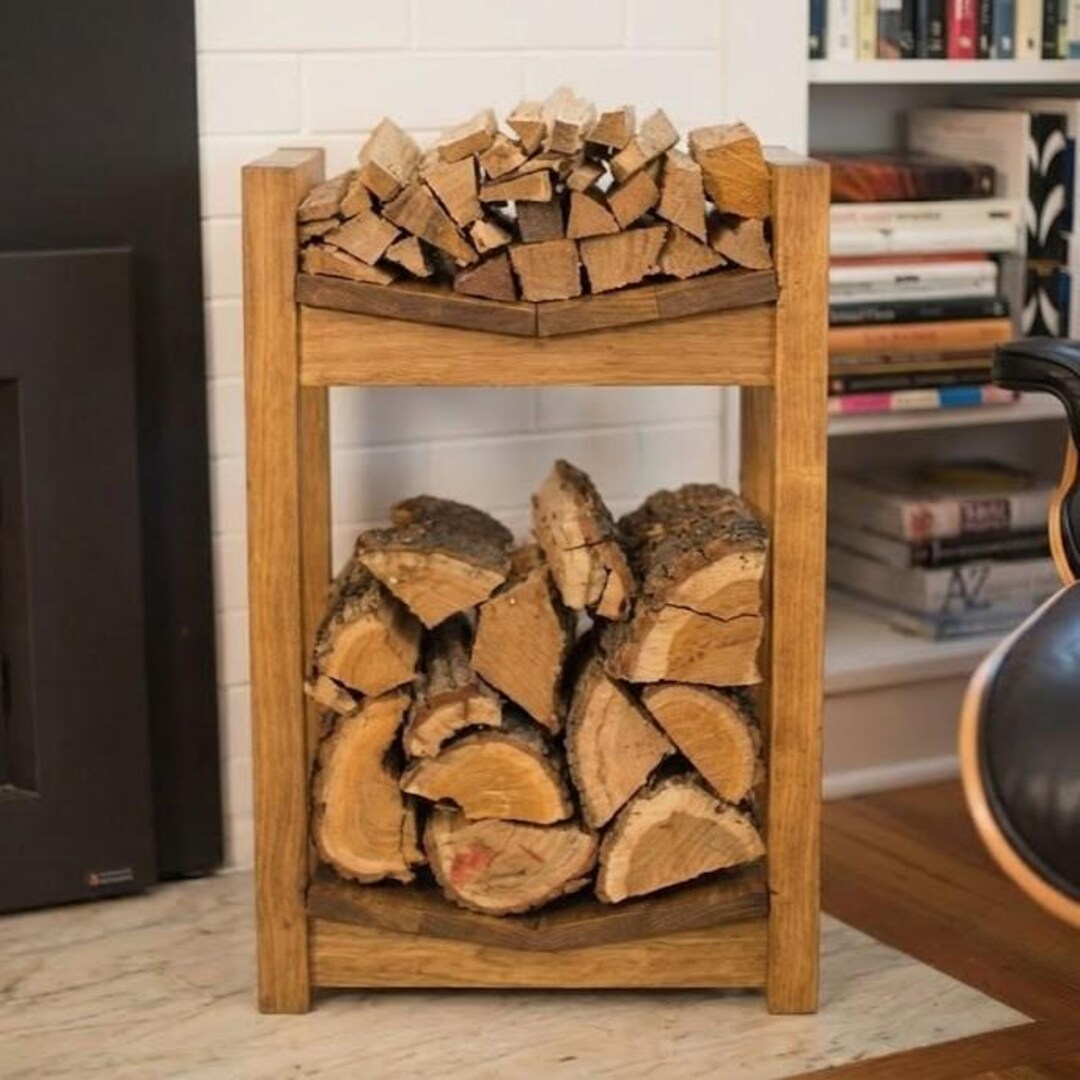 Easy DIY Firewood Rack plan, DIY Rack Firewood, Fire Place Wood Storage ...