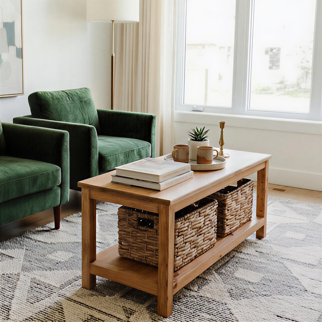 DIY Modern Small Coffee Table Plan, Build Plans, Patio Furniture ...