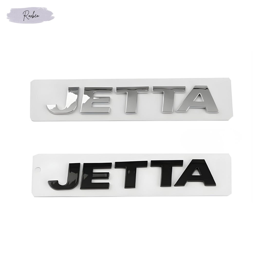 VW Jetta Trunk Letter Badge Emblem Decal (MK2-MK8) - Etsy