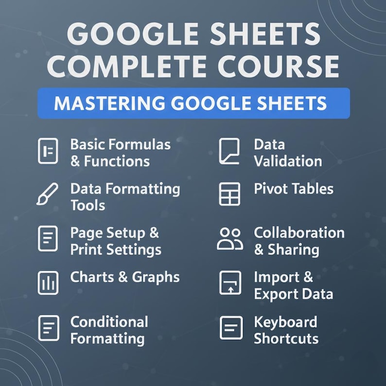 Google Sheets Shortcut Guide | Spreadsheet Master Pack | Formulas ...