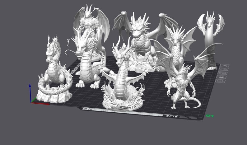 Dragon STL Files | Dragon | Commercially Licensed 3D Printable Files ...