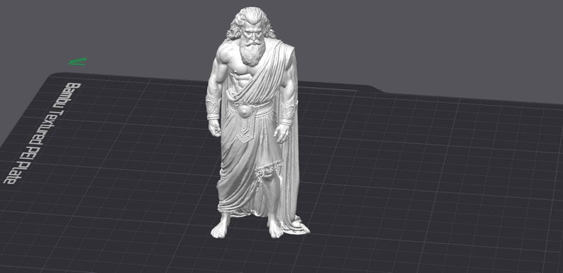 Zeus STL File | Greek God | Greek Mythology Figurine | 3D Printable ...