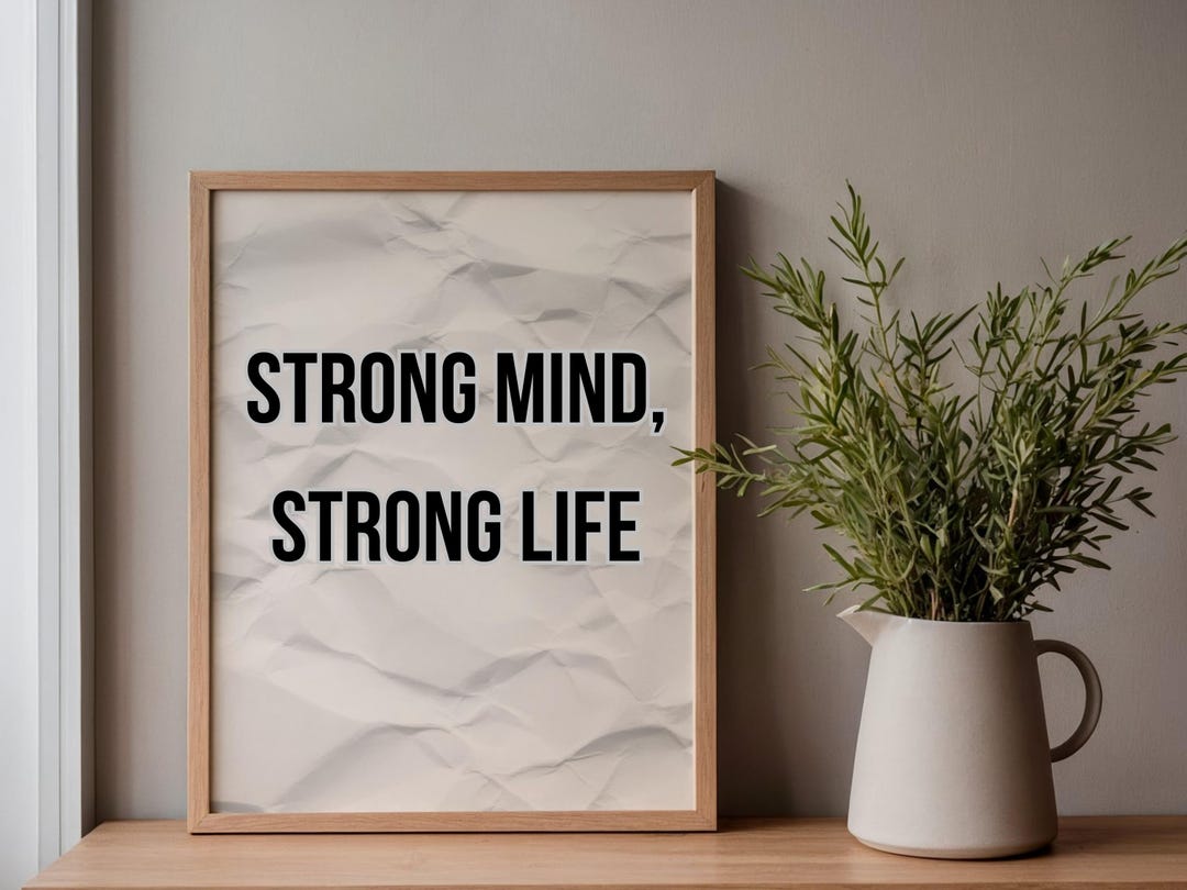 Minimal Motivational Quote Printable, Modern Inspirational Wall Art ...