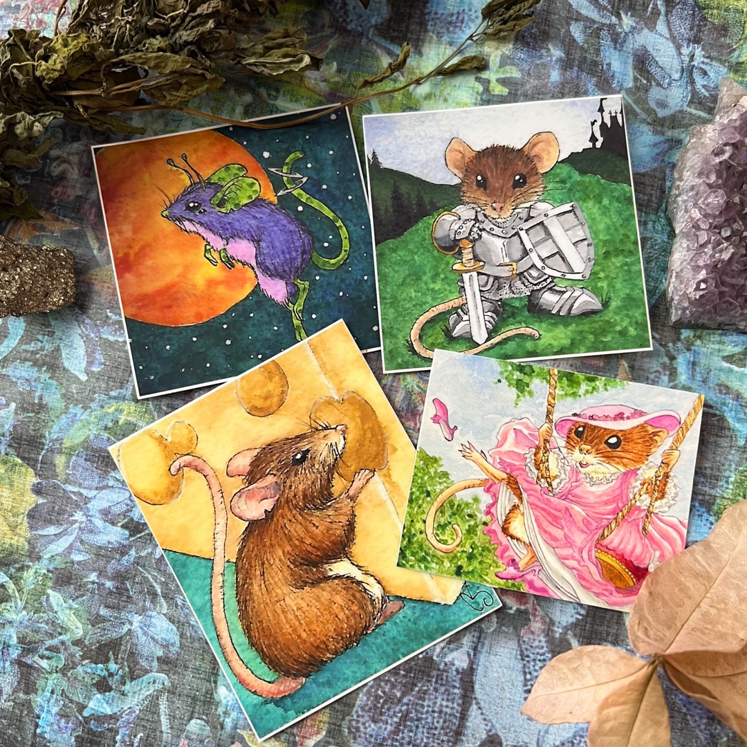 Mouse Sticker Pack - Etsy