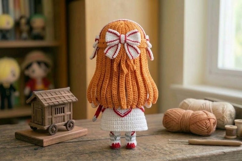 Asuna Yuuki Amigurumi Crochet Pattern PDF | Sword Art Online Anime Doll ...