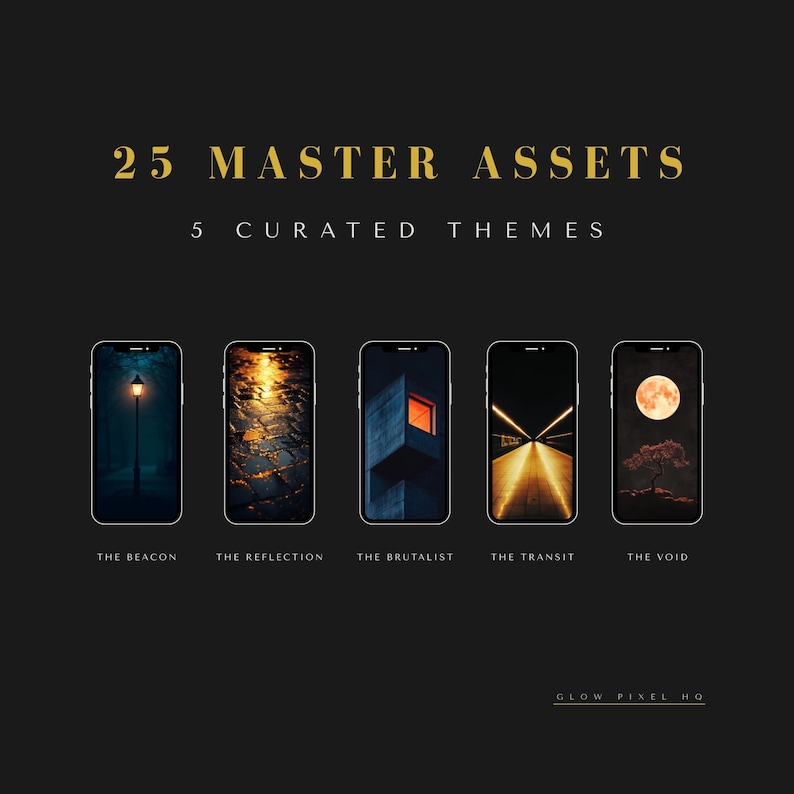 Midnight Urbanism Phone Wallpapers Collection | Dark PNG (digital ...