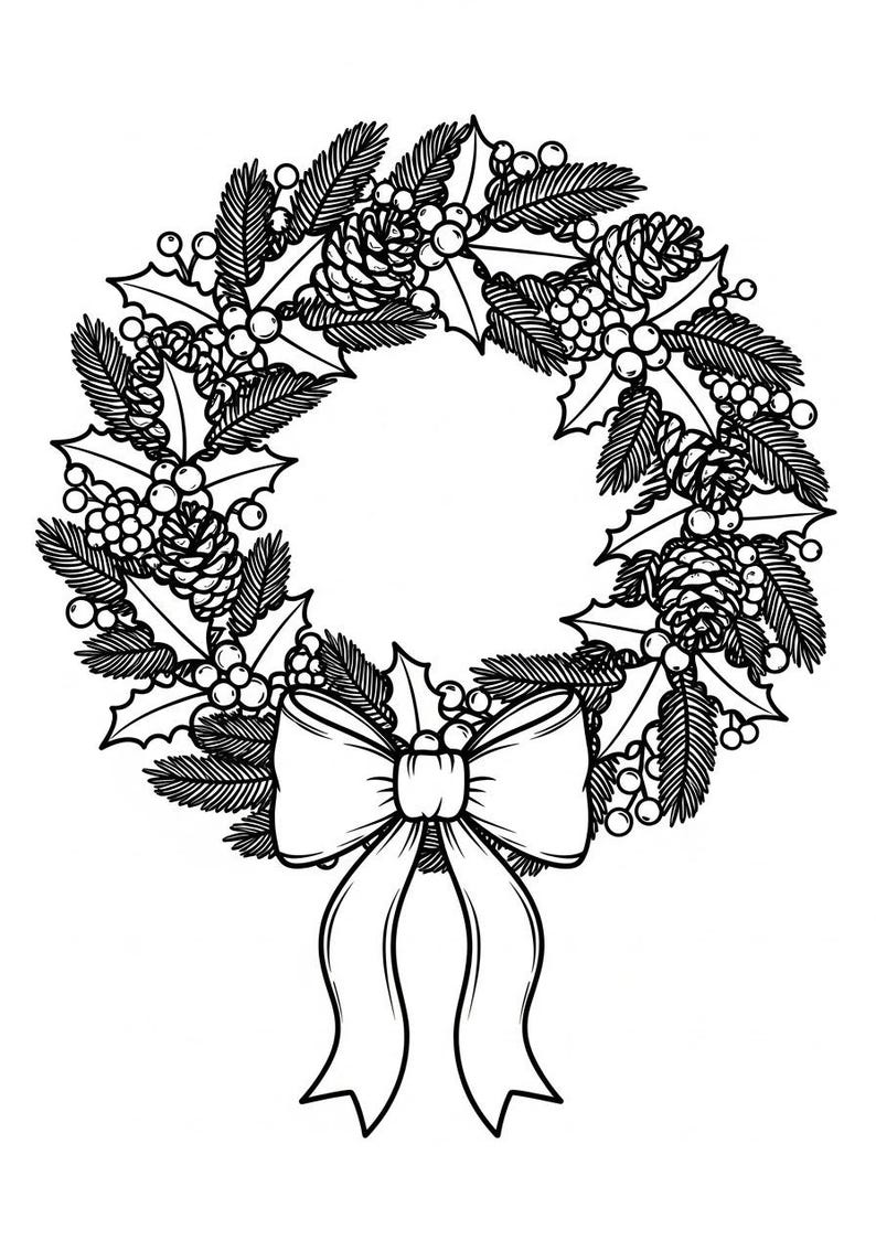 100+ Christmas Coloring Pages, Winter Holiday Fun (PDF Download) - Etsy