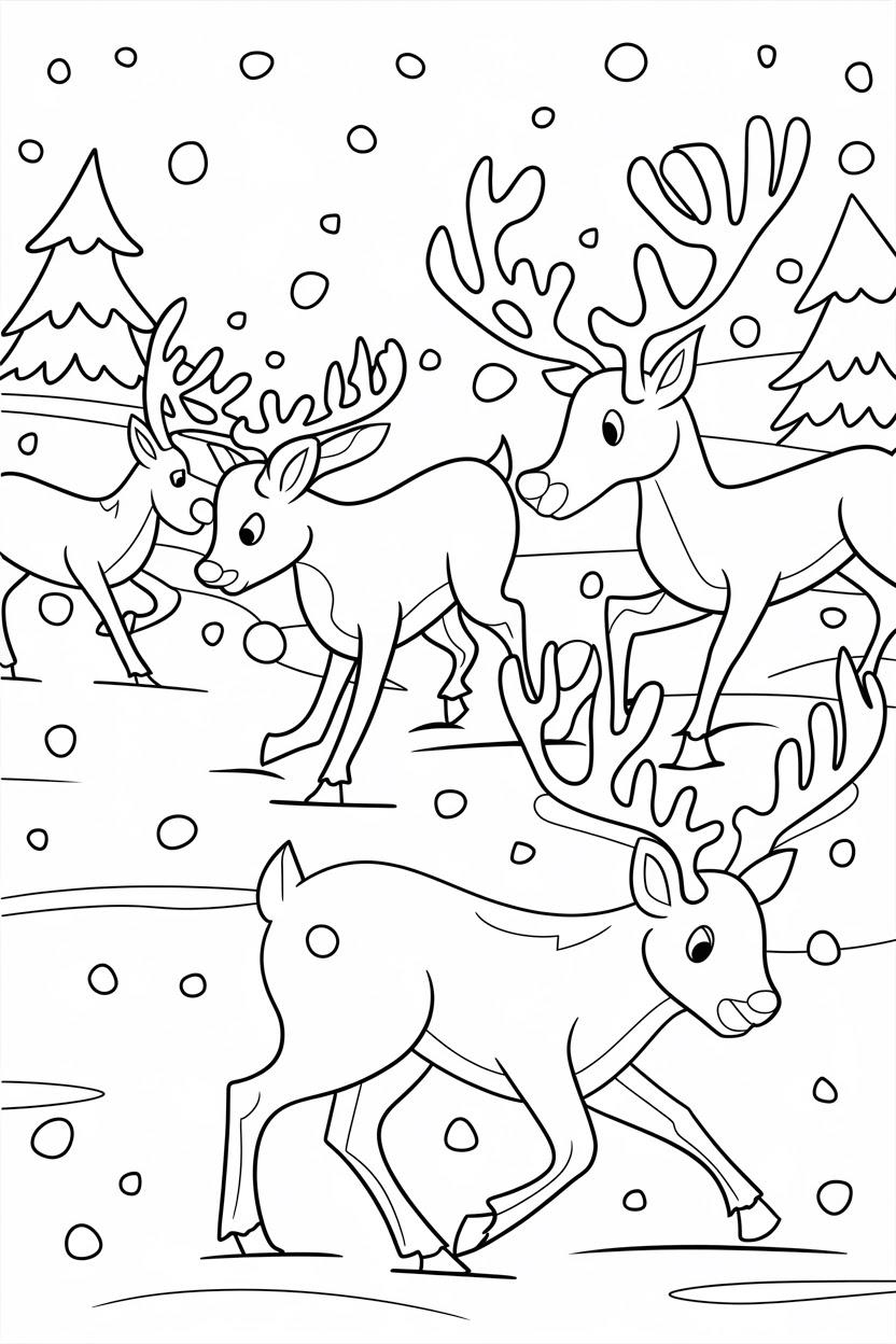 100+ Christmas Coloring Pages, Winter Holiday Fun (PDF Download) - Etsy