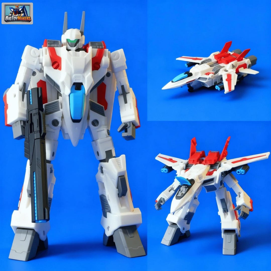 Transformable Valkrii Mecha Jet Figure | 3D Printed Sci-fi Robot | Big ...