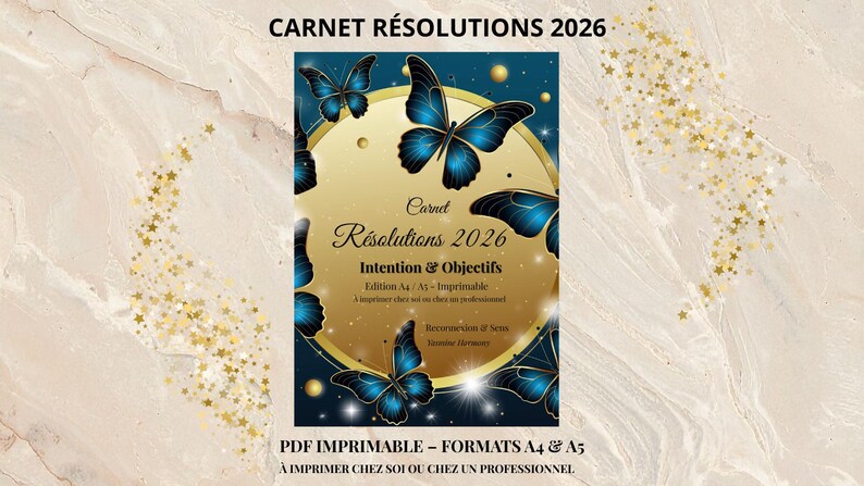 2026 Resolutions Journal – Printable PDF A4 & A5 - Introspection ...