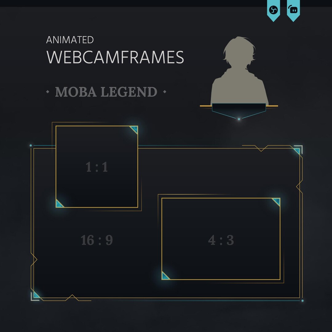 Moba Legend - Animated Stream Webcam Overlay - Moba Themed - League of ...