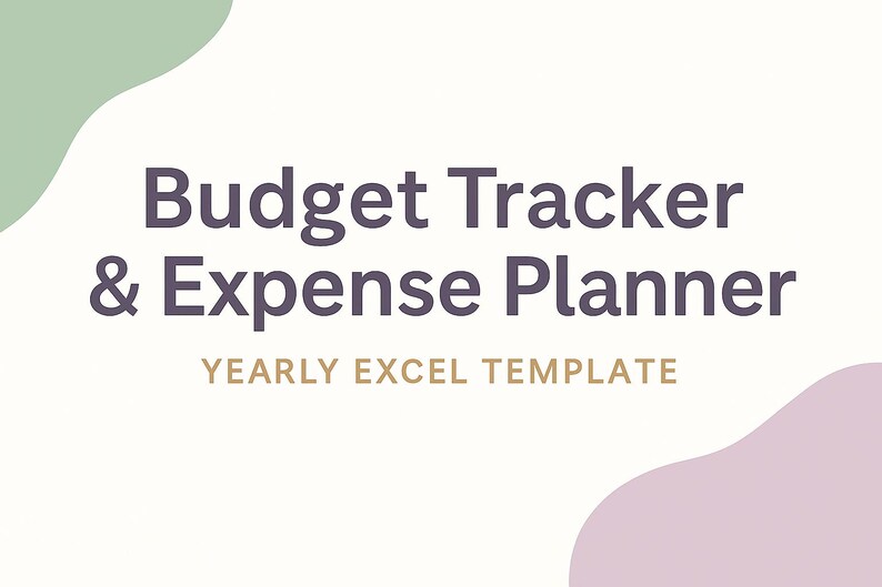 Budget Tracker Excel | Expense Planner Spreadsheet | Monthly & Annual ...