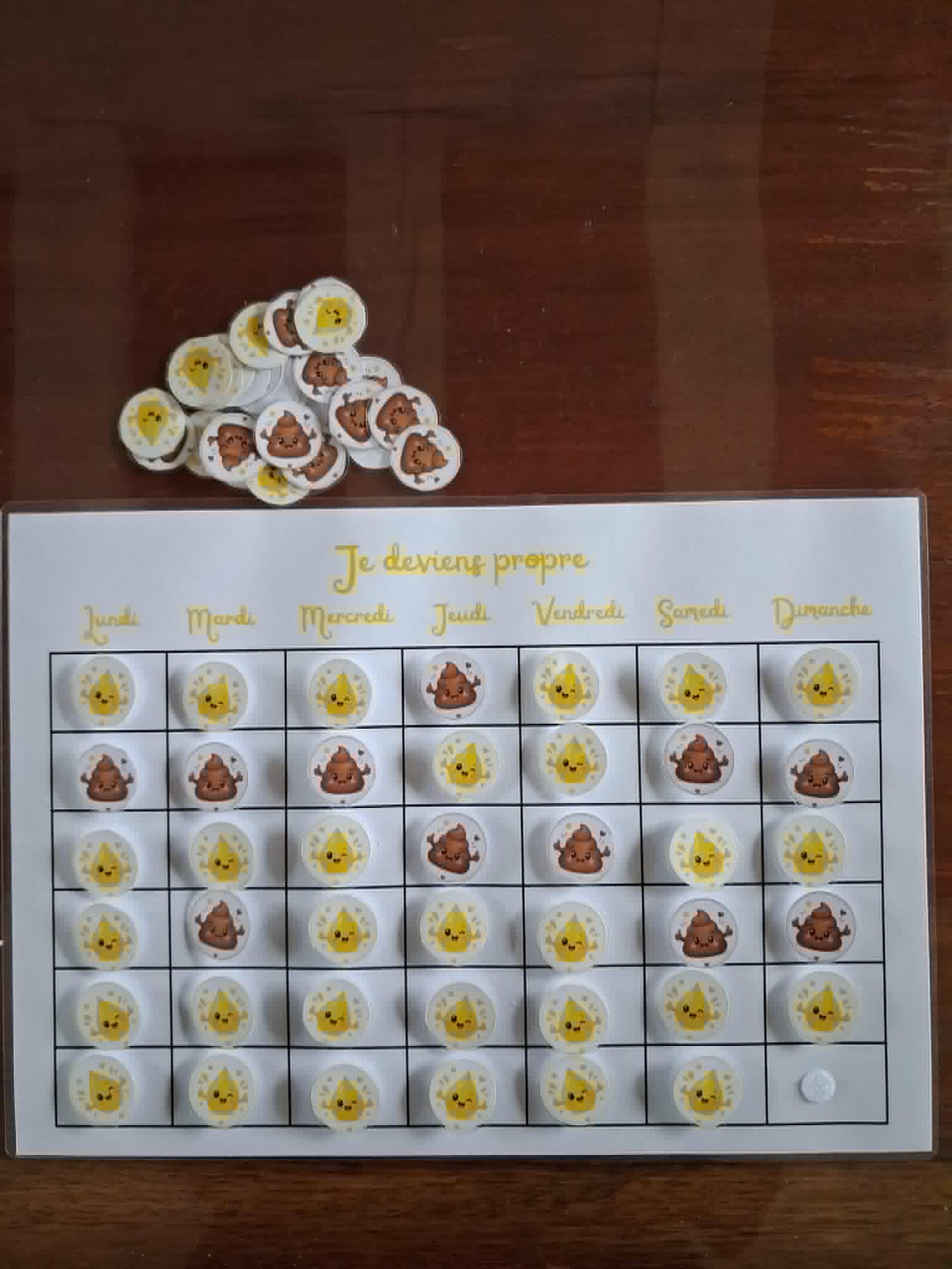 Printable Child Potty Training Chart | Pee and Poop Routine | Potty ...