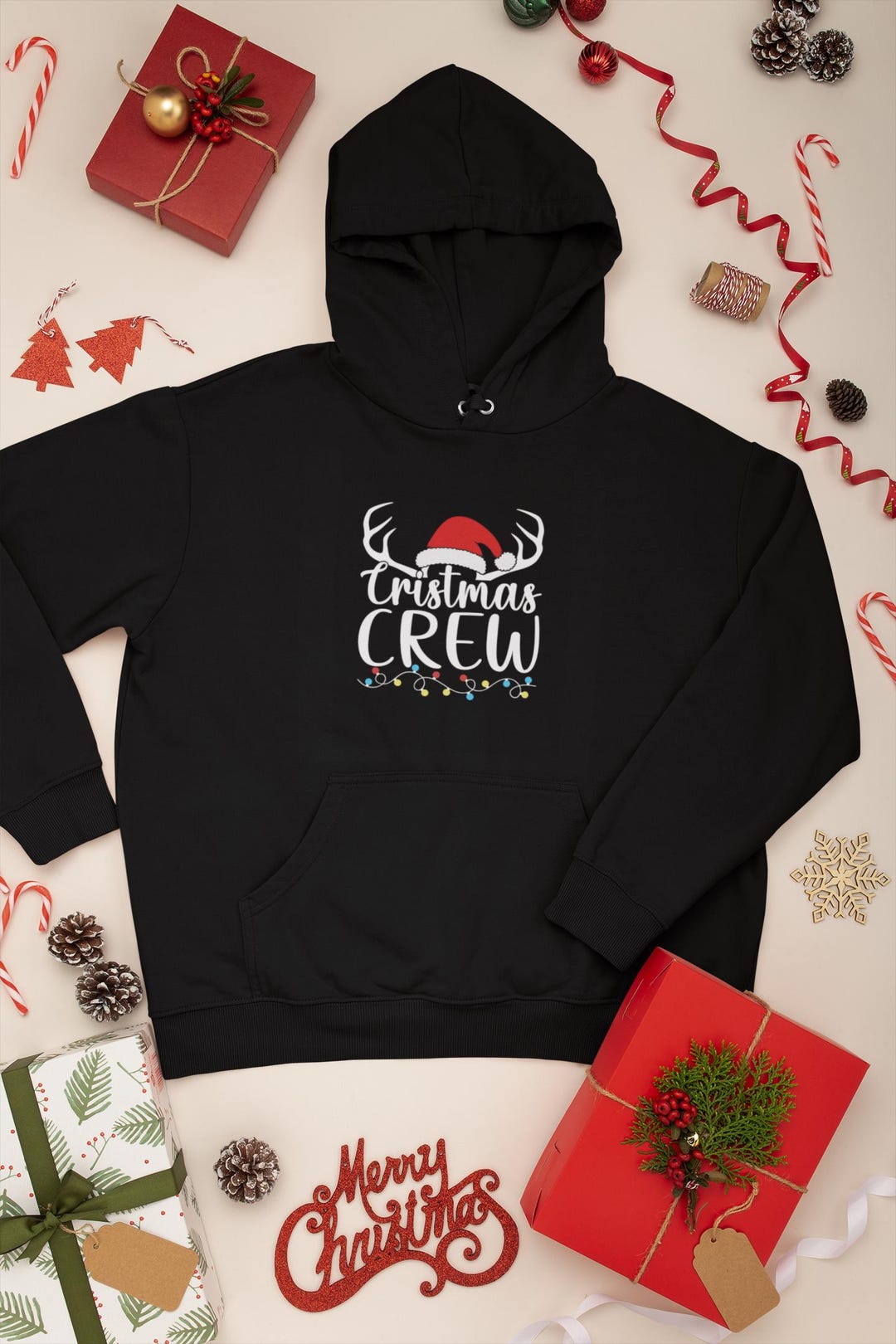 Christmas Crew Sweatshirt, Matching Family Holiday Sweater - Etsy
