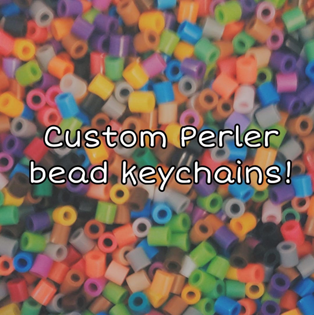 Custom Perler Bead Keychains - Etsy