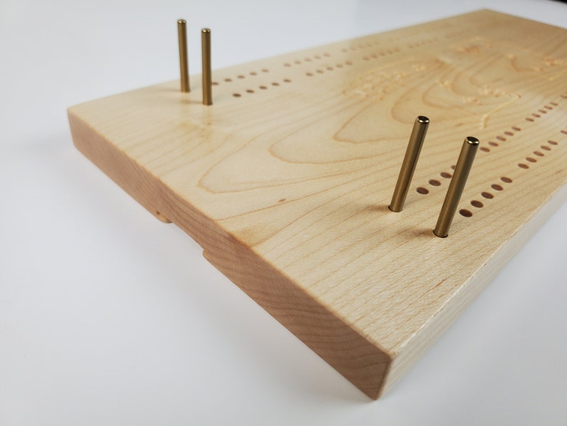 Maple 29 Hand Cribbage Board - Etsy