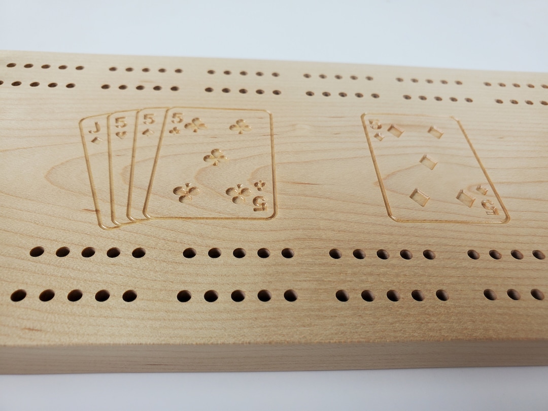 Maple 29 Hand Cribbage Board - Etsy