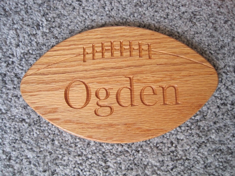 Personalized Custom Engraved Football Sign/plaque - Etsy