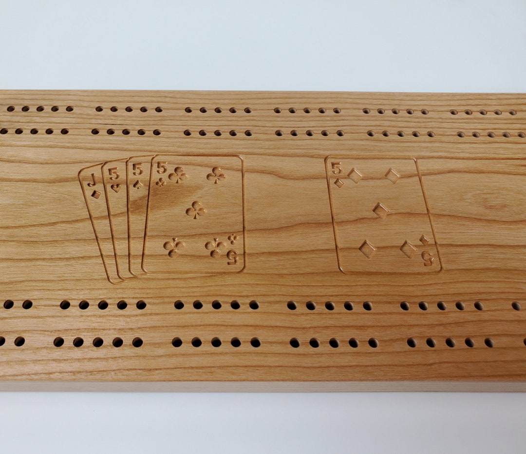 Cherry 29 Hand Cribbage Board - Etsy