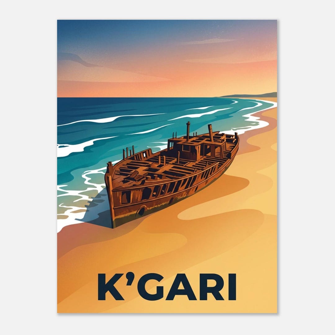 K’gari S.S. Maheno Poster Premium Matte Paper Poster - Etsy