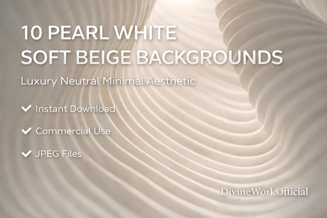 10 Pearl White Soft Beige Backgrounds | Luxury Neutral Minimal ...