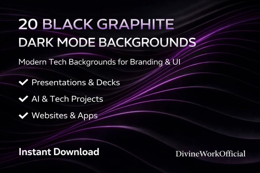 20 Black Graphite Dark Mode Backgrounds | Modern AI Tech Abstract ...