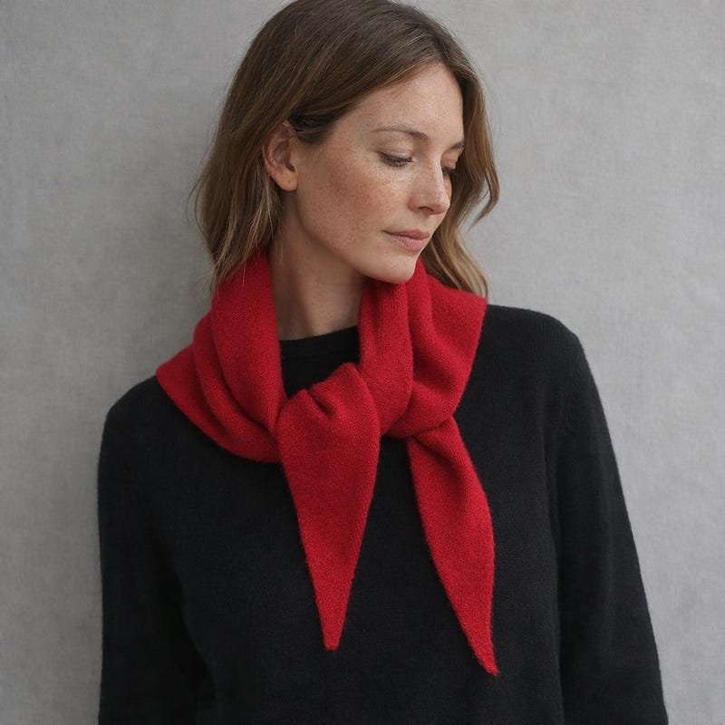 Red Triangle Scarf Uk - Etsy UK