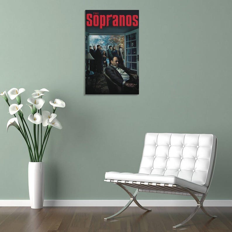 The Sopranos Canvas Print: TV Show Poster, Living Room Decor - Etsy