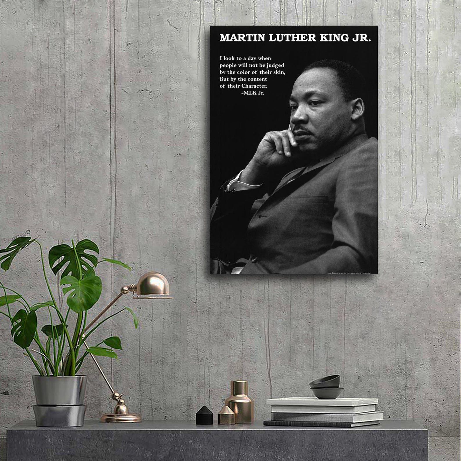 Martin Luther King Jr. Canvas Wall Art, Living Room Decor - Etsy