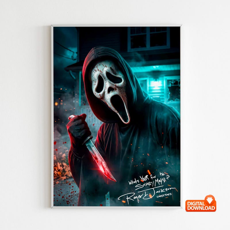 Scream Inspired Poster - Etsy