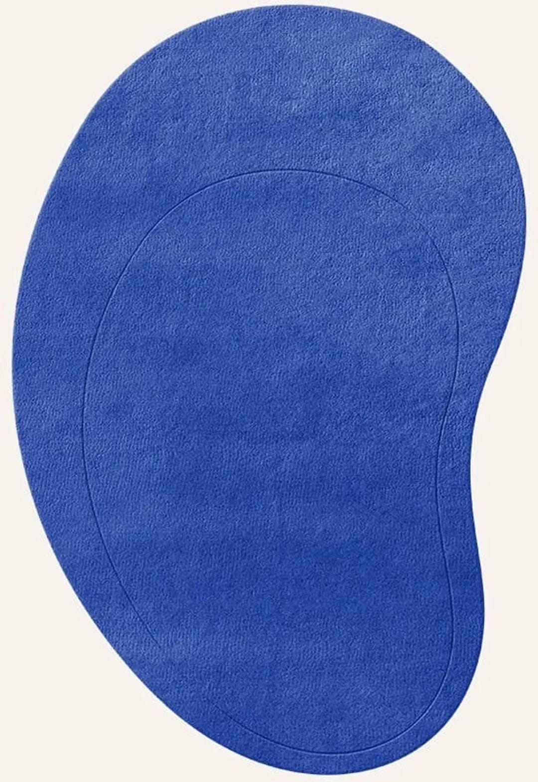 Rug Hand Tufted Kidney Shape Modern Nz Wool Handmade Area Rug Hand ...