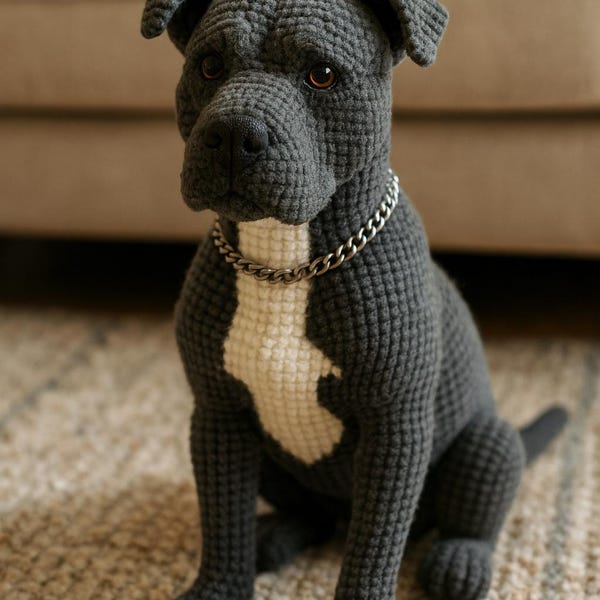 Pitbull Crochet - Etsy