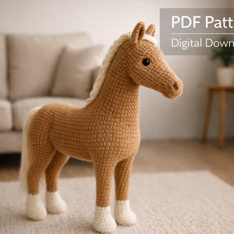 Horse Crochetpatterns - Etsy UK