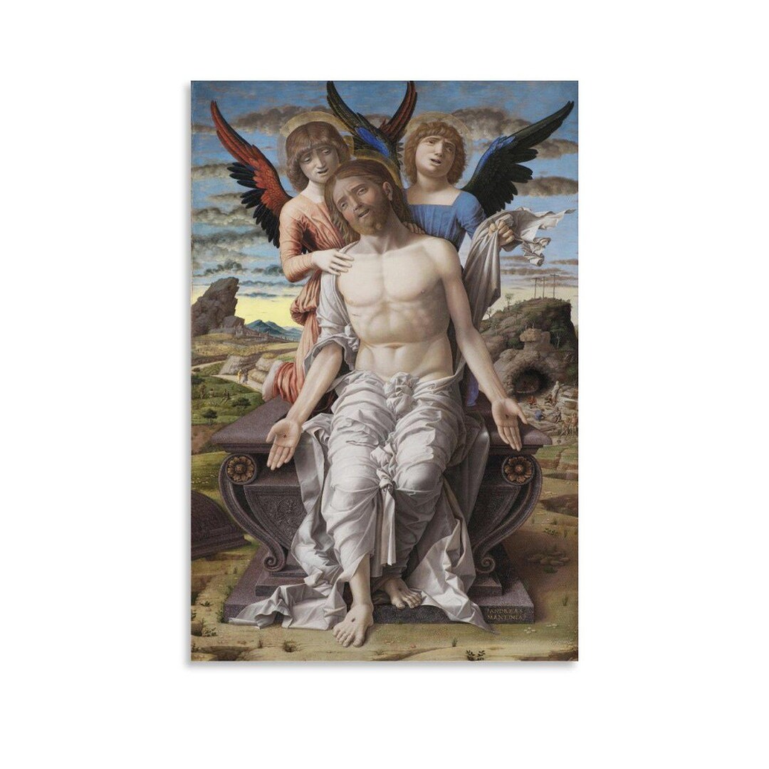 Christ as the Suffering Redeemer Andrea Mantegna Oil Painting Poster ...