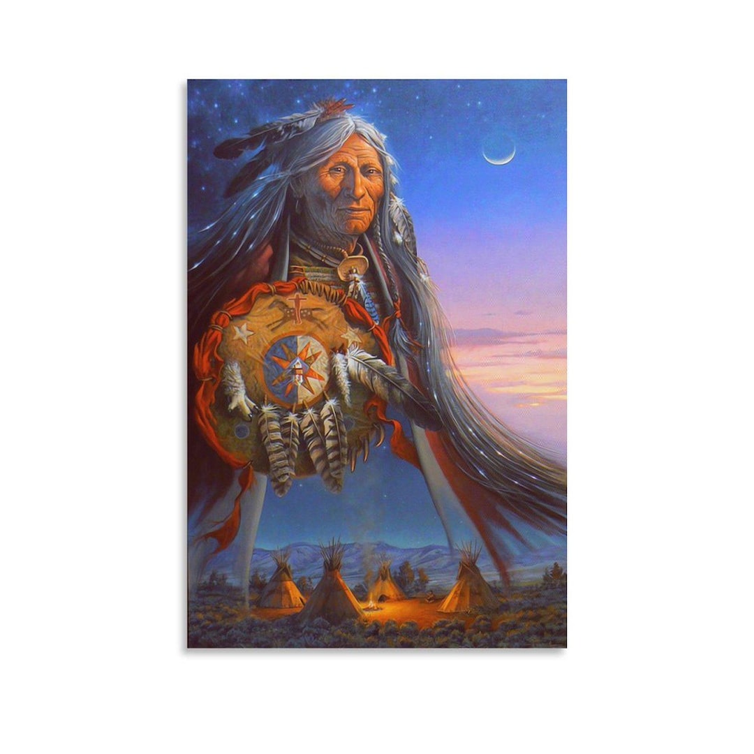 Native American Creation Myth Beliefs Poster Home Wall Decoration Art ...