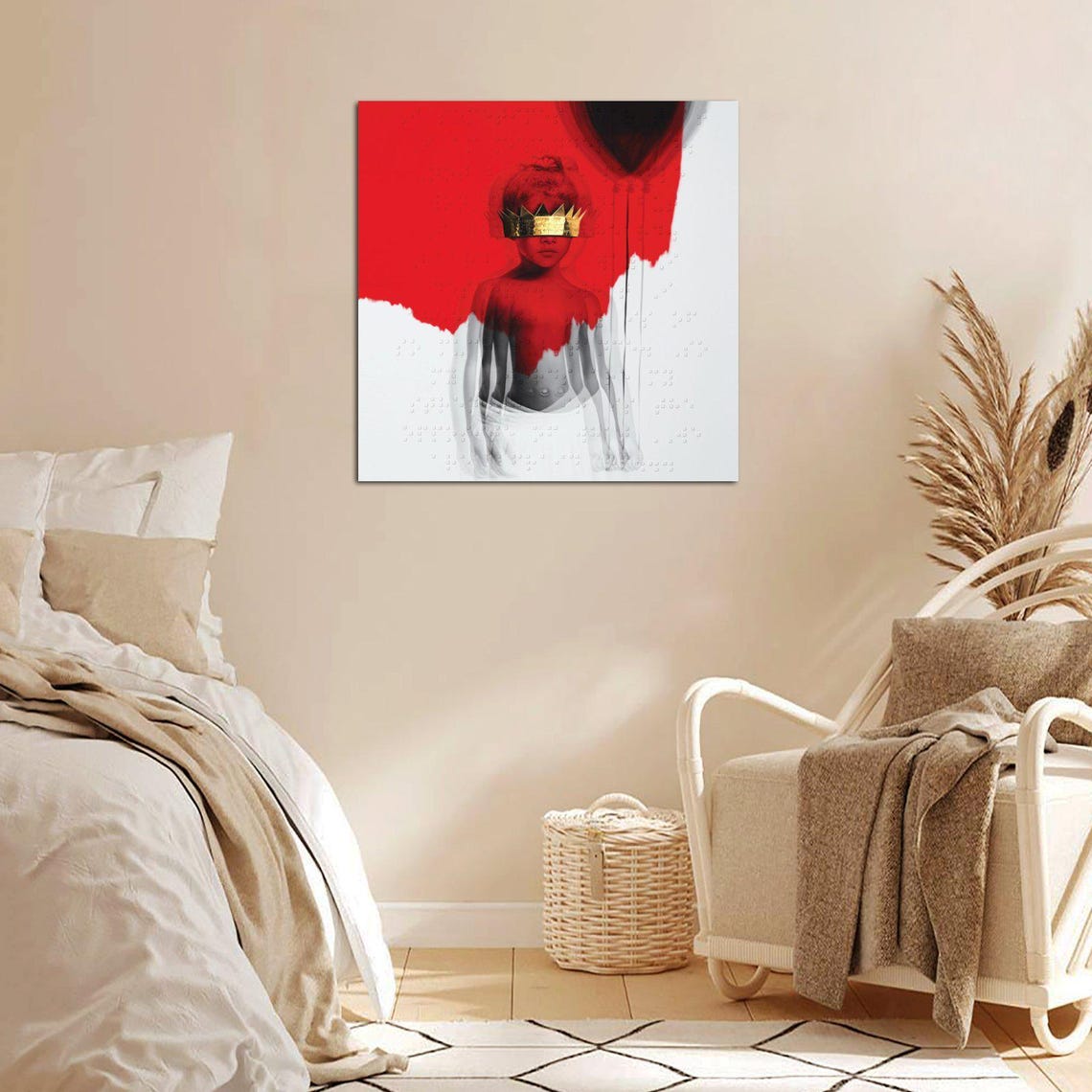 Anti Album Cover Genius Painting on Canvas Wall Art Poster Picture ...