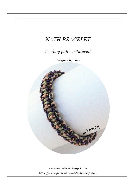 Nath Bracelet Beading Pattern/tutorial PDF File for | Etsy
