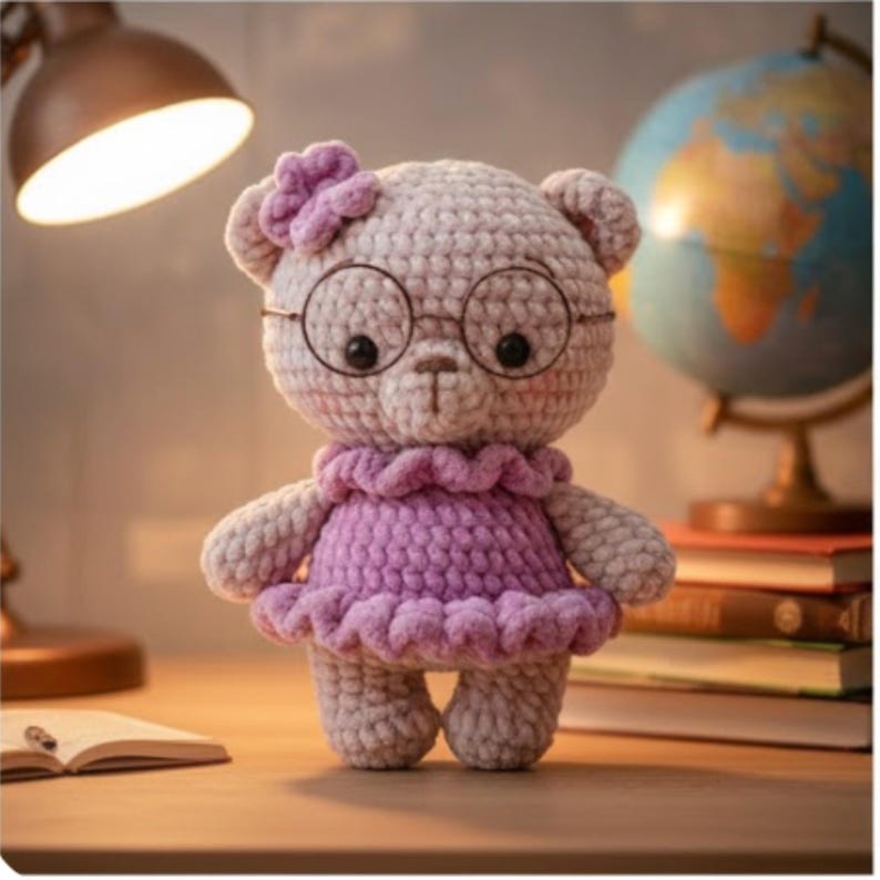 Teddy Bear Ballerina, Crochet Pattern, Teddy Bear Pattern, Digital Download, Crochet Top Pattern ...