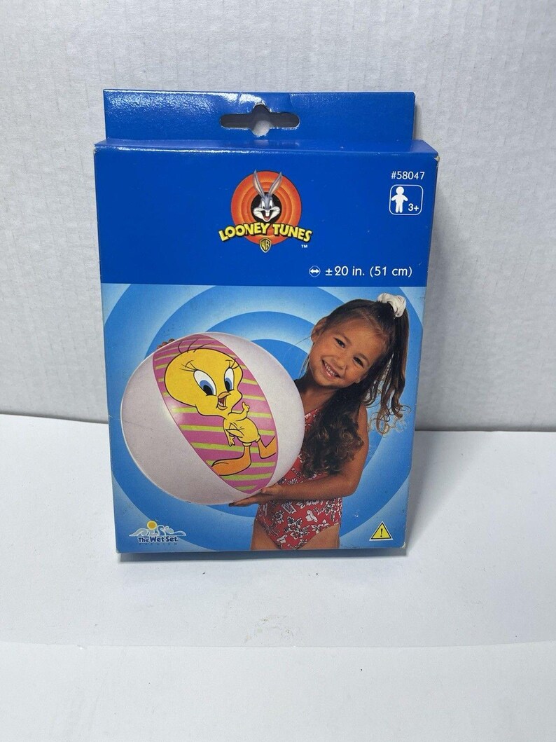 Looney Tunes Tweety Vintage Beach Ball 51cm Rare Collection Looney ...