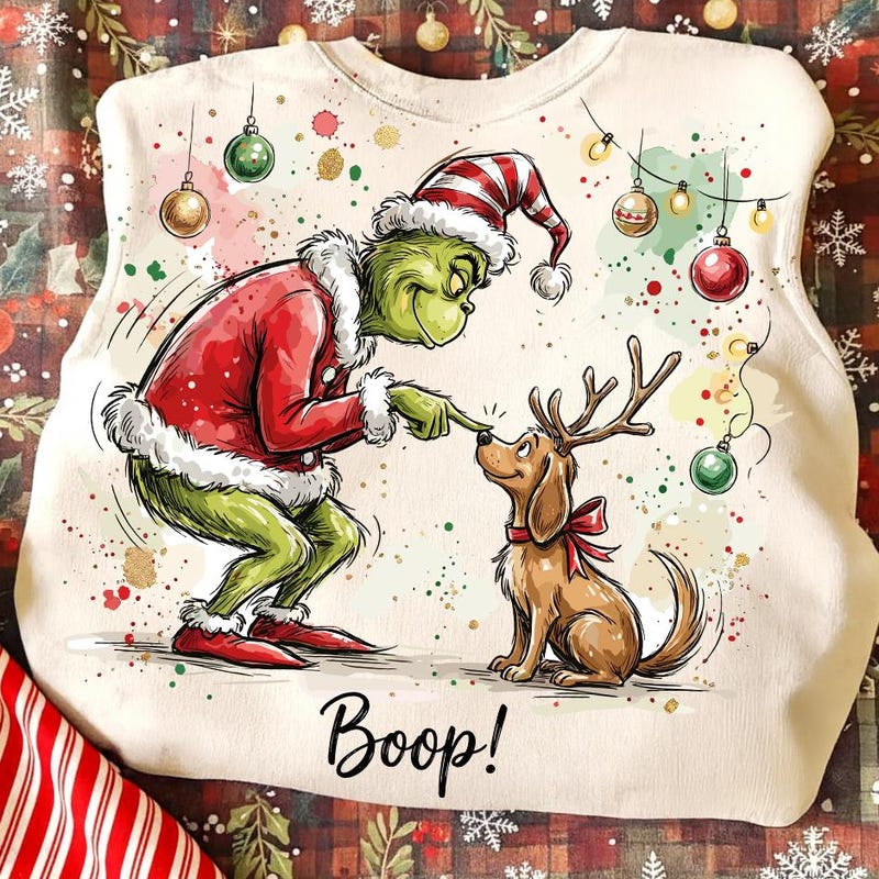 Grinch Preppy - Etsy